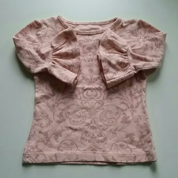 Persnickety | Shirts & Tops | Persnickety Nob Hill Pink Damask Top 2 Months | Poshmark